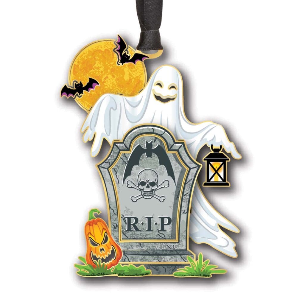 Ghost & Tombstone w/ Oval Namedrop | Beacon Design